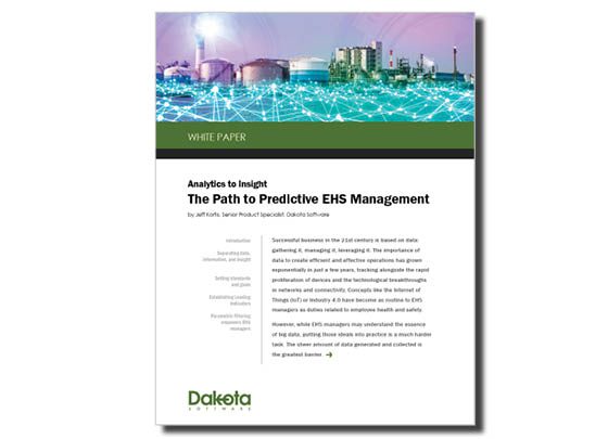 Predictive Ehs Management And Its Key Benefits Dakota Software 1139